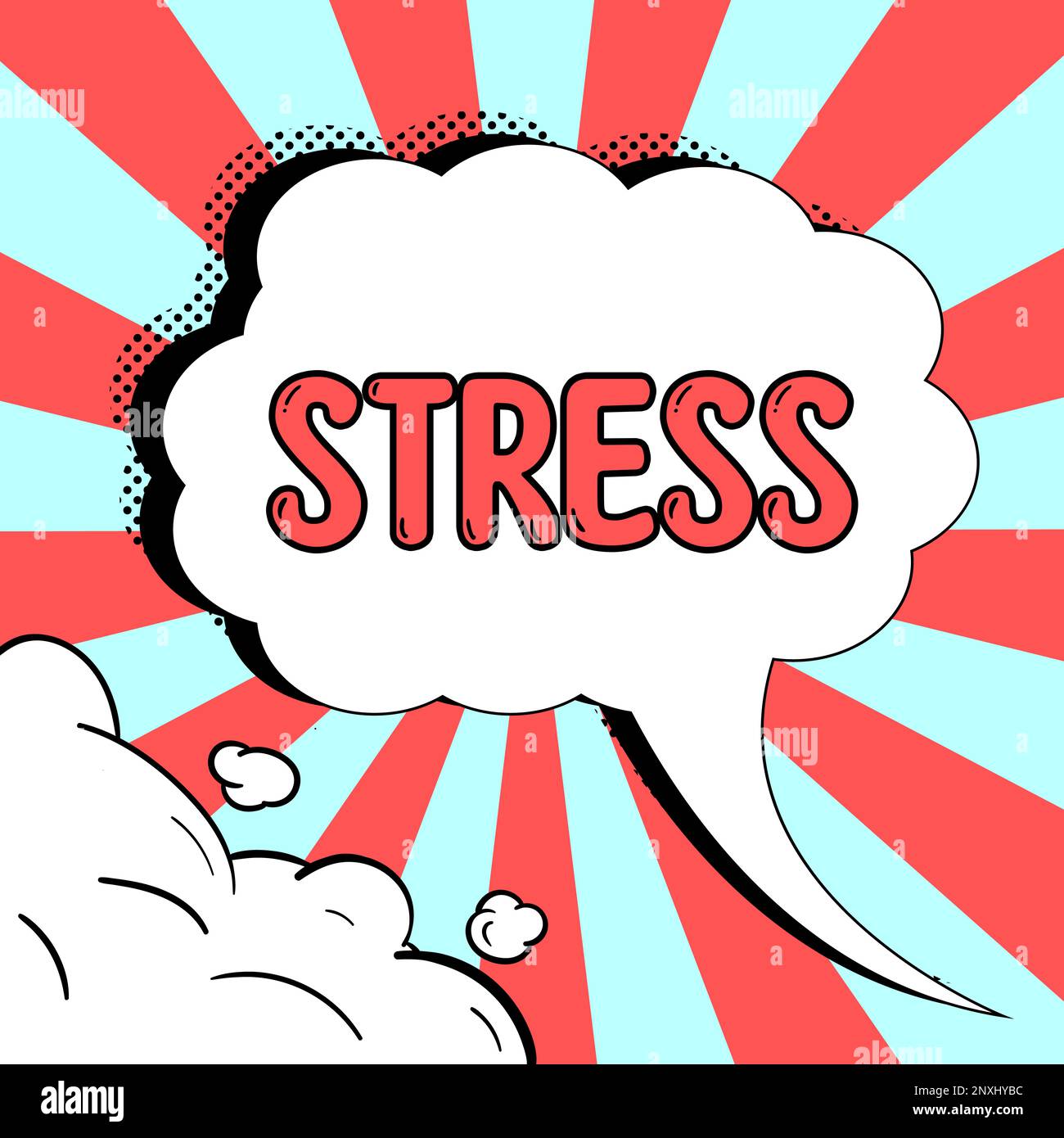 Text showing inspiration Stress. Concept meaning a physical chemical or ...