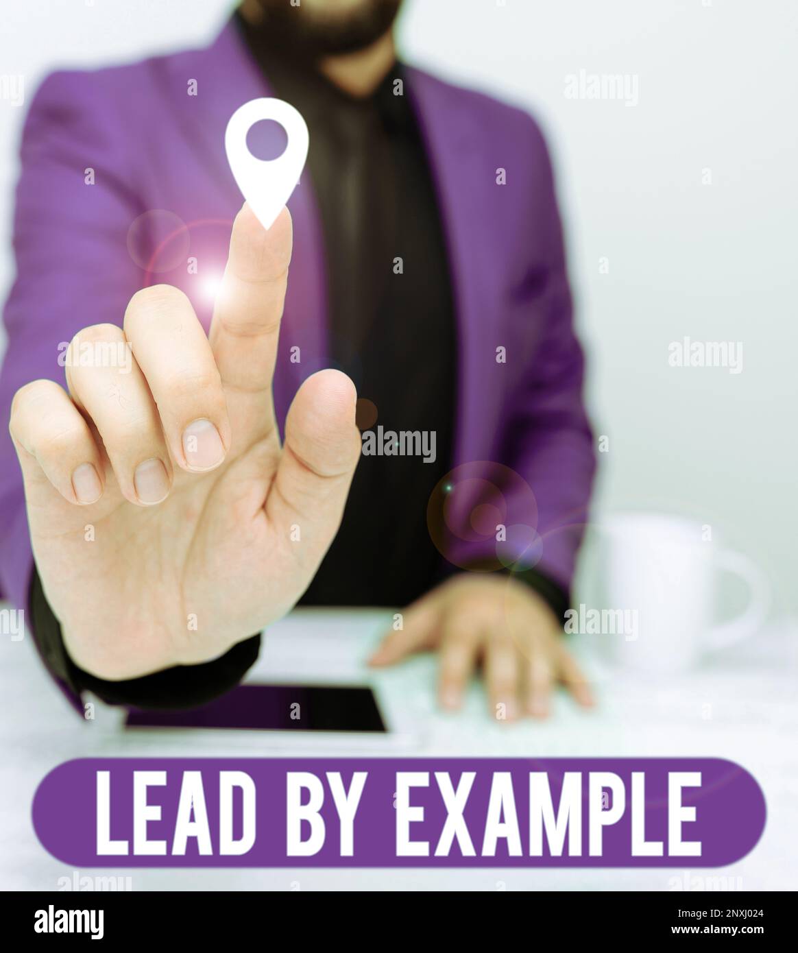 Inspiration showing sign Lead By Example. Business concept Be a mentor ...