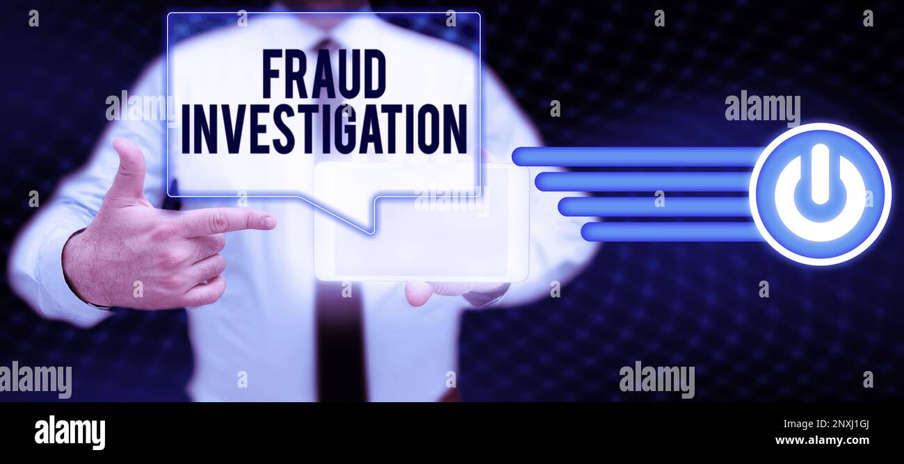 Conceptual display Fraud Investigation. Word for process of determining ... Conceptual display Fraud Investigation. Word for process of determining ...