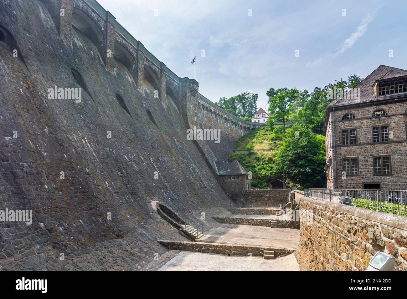 Marsberg: lake Diemelsee or Diemel Reservoir (Diemelstausee), dam in ...