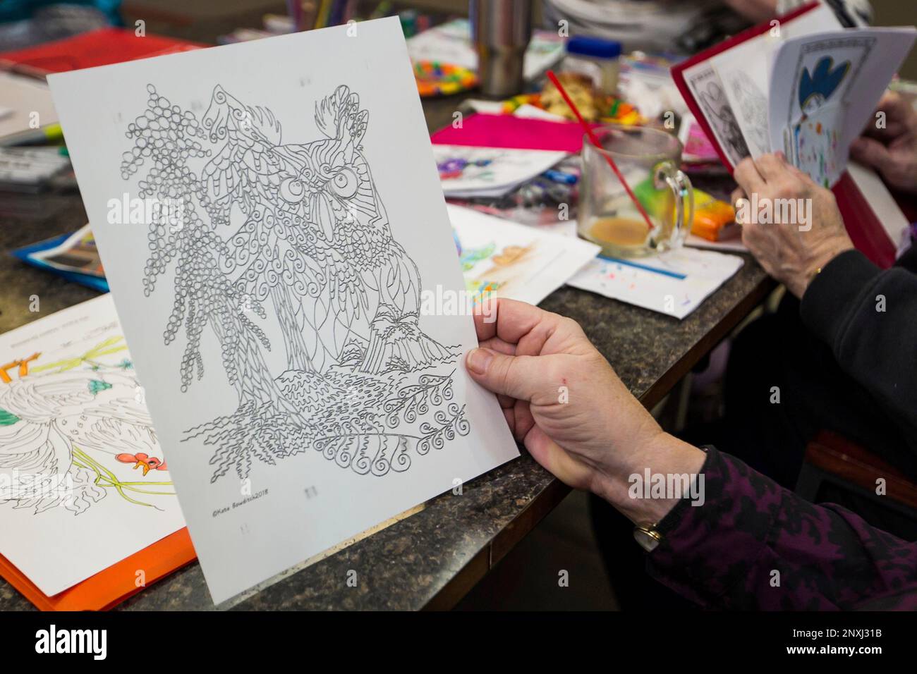 In this Friday, Feb. 9, 2018 photo, Kate Bowditch holds an original ...