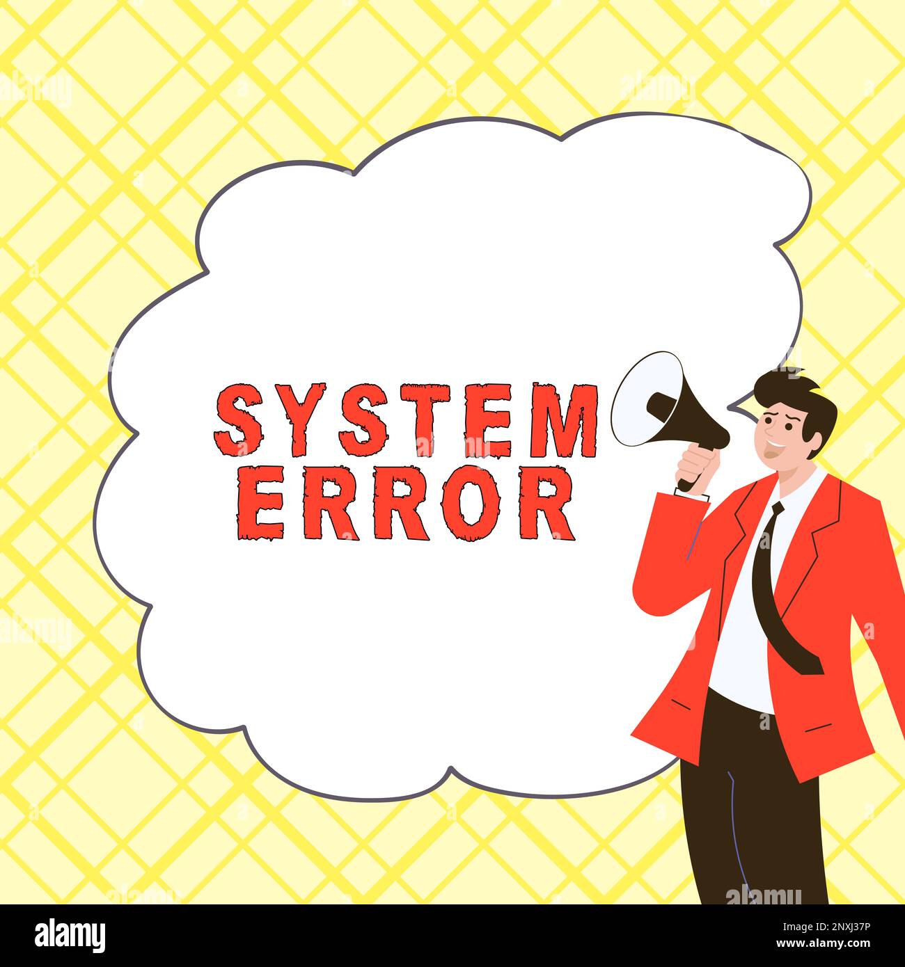 Hand writing sign System Error. Business overview Technological failure ...