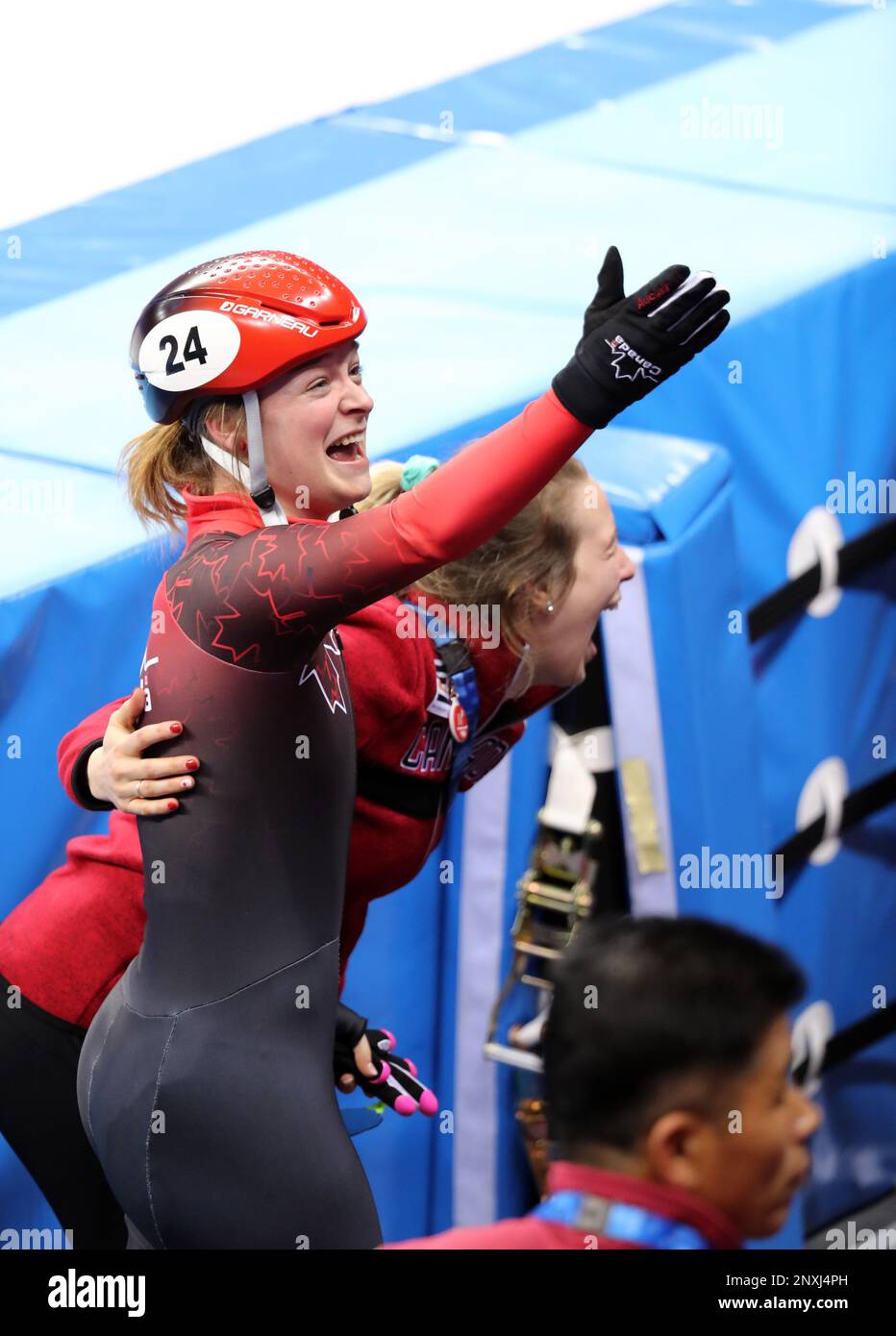 February 13, 2018 - Gangneung, South Korea - KIM BOUTIN of Italy, and a ...