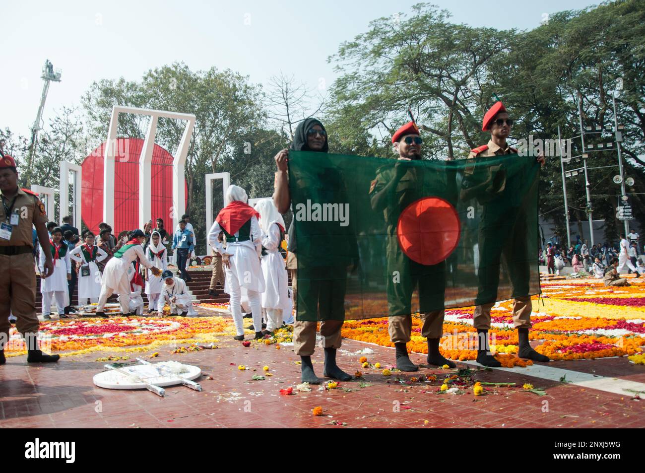 International mother language day event in Dhaka, Bangladesh Stock ...