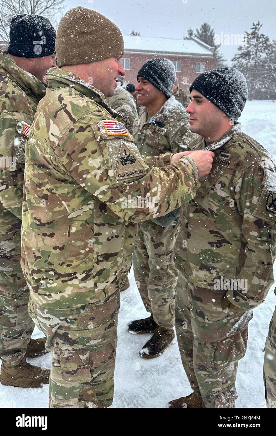 Lt. Col. Russell Lemler, battalion commander, and Command Sgt. Maj ...
