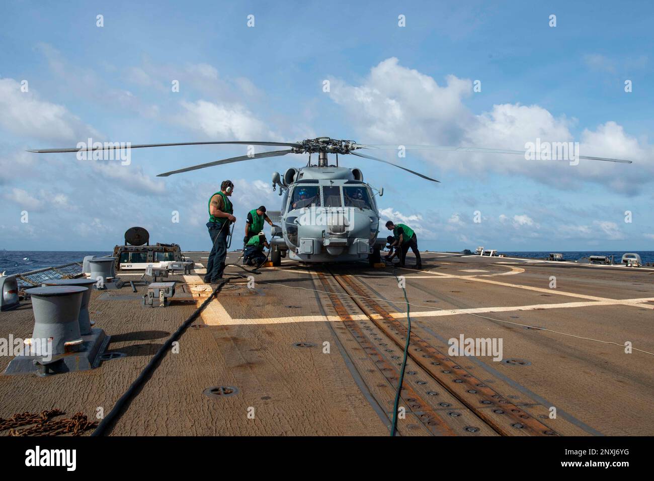 230203-N-MK109-1045 SOUTH CHINA SEA (Feb. 3, 2023) U.S. Navy Sailors ...