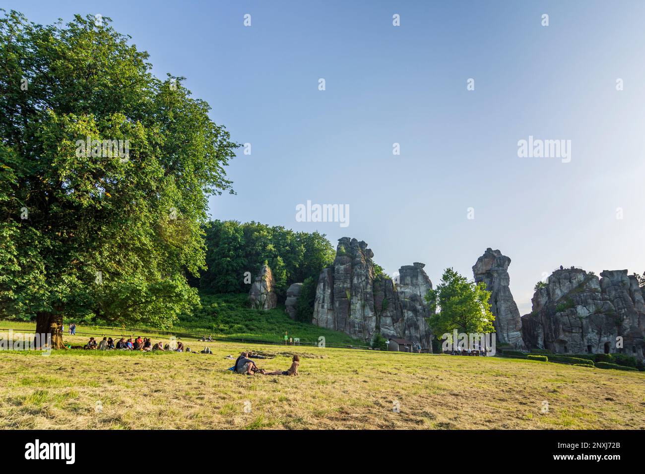 Horn-Bad Meinberg: Externsteine sandstone rock formation in Teutoburger ...