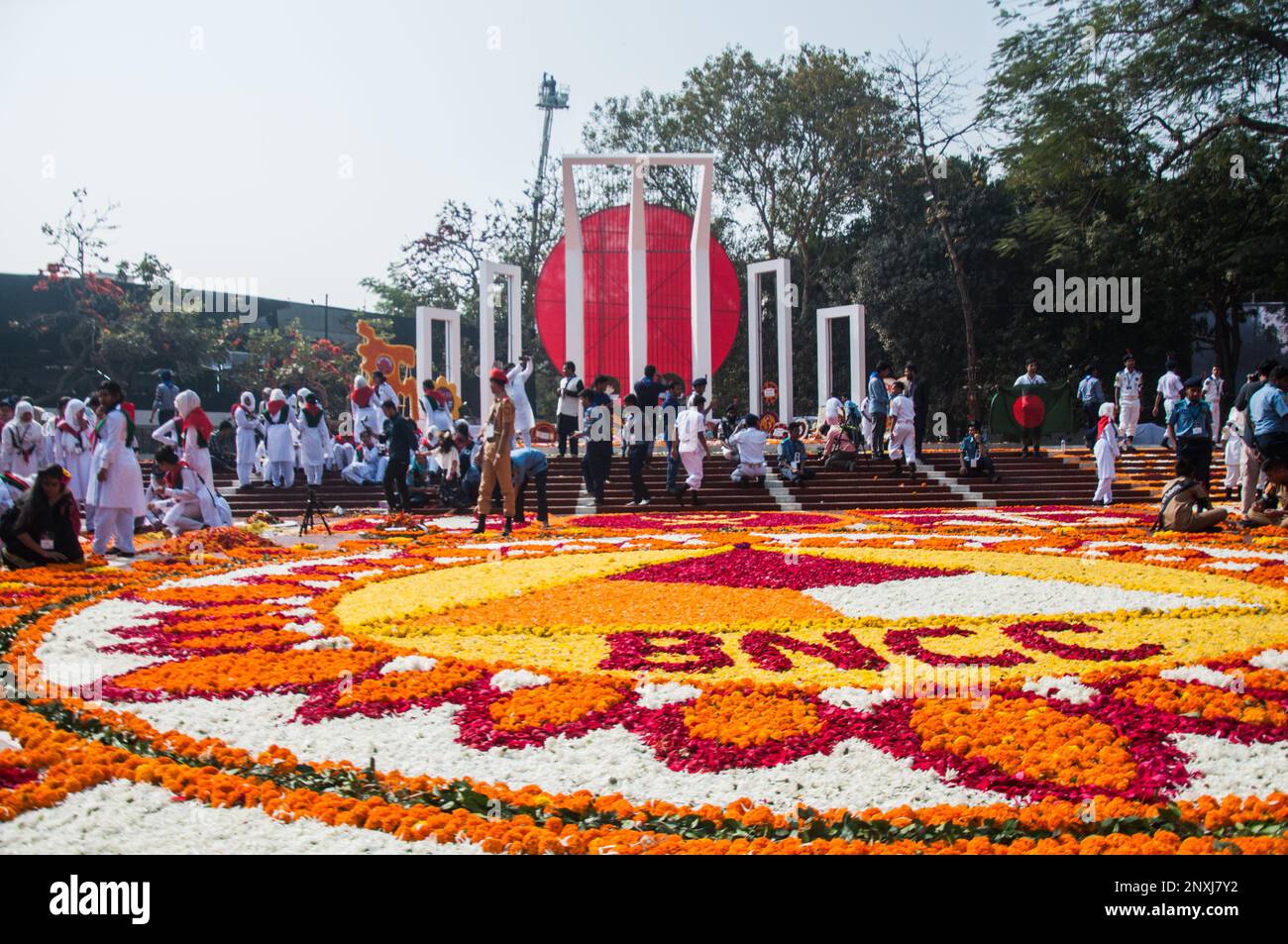 International mother language day event in Dhaka, Bangladesh Stock ...