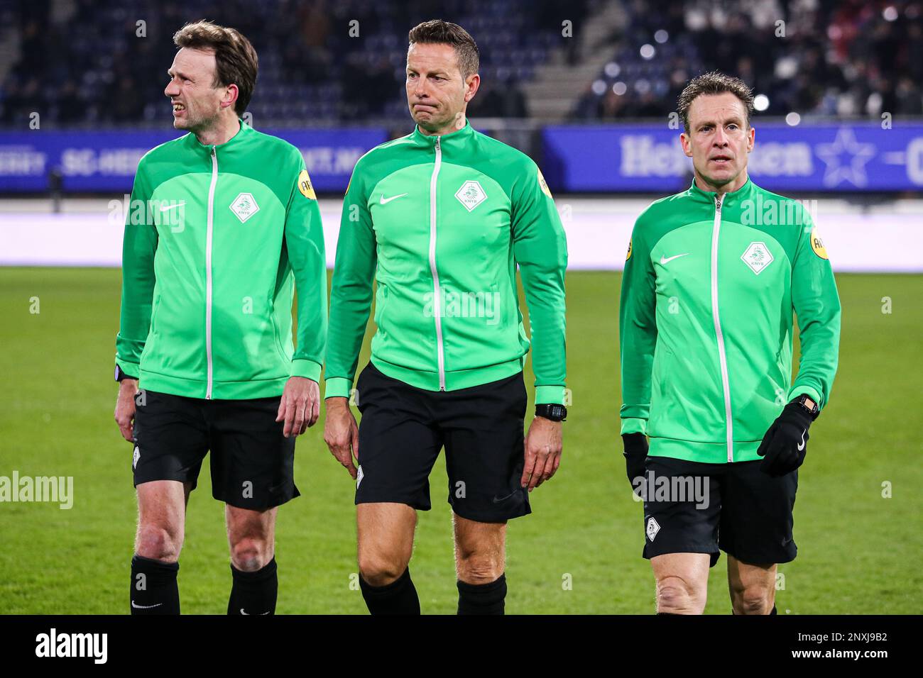 HEERENVEEN, NETHERLANDS - MARCH 1: assistant referee Bas van Dongen ...