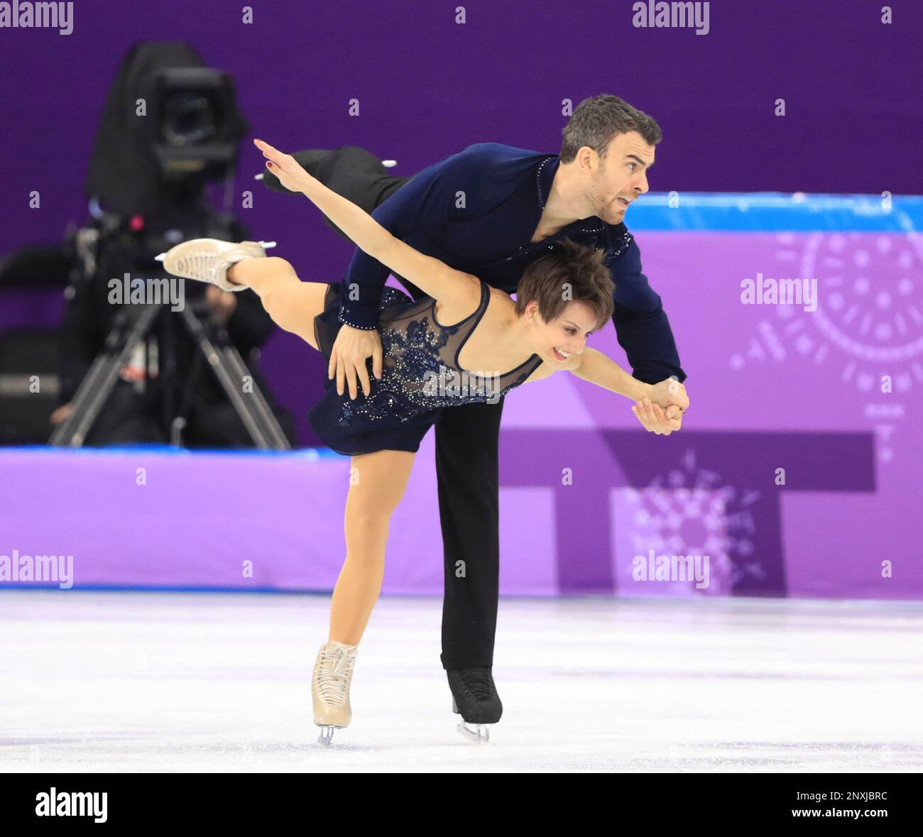 Canada's Meagan DUHAMEL and Eric RADFORD figure skater Evgenia TARASOVA and Vladimir MOROZOV ...