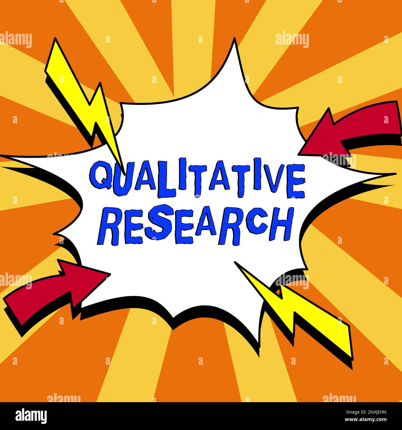 Text sign showing Qualitative Research. Business approach Certified to ...