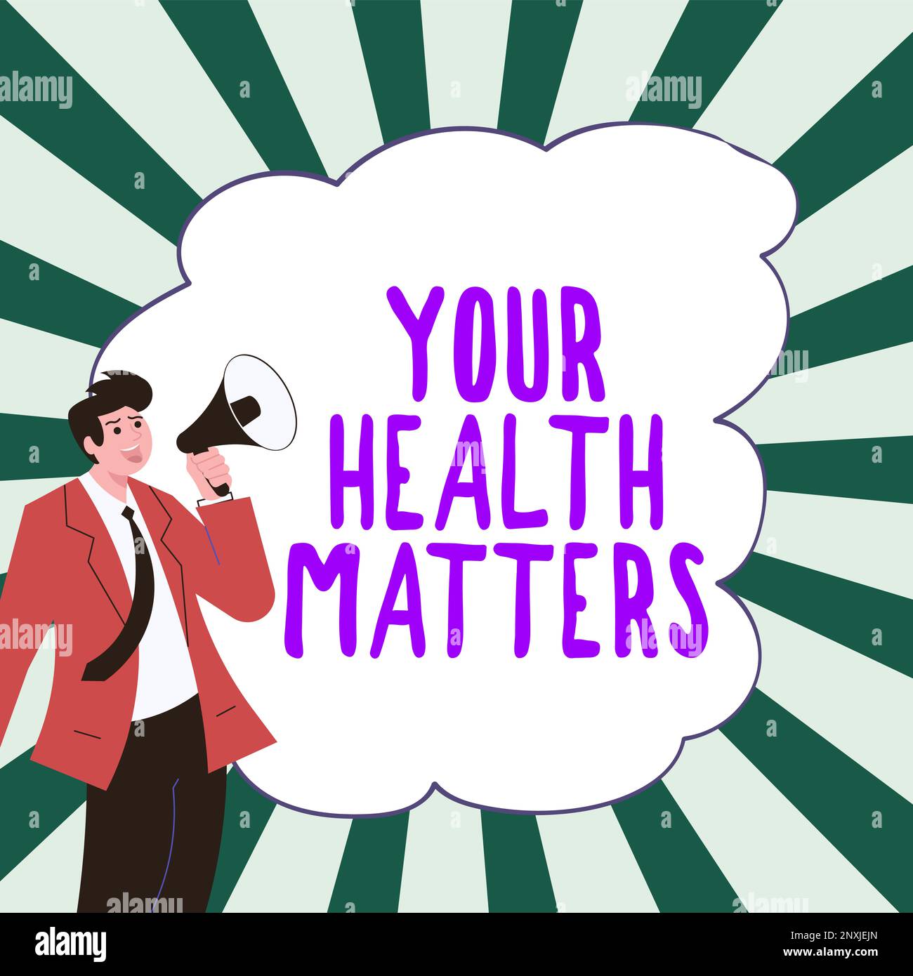 Hand writing sign Your Health Matters. Business idea good health is ...
