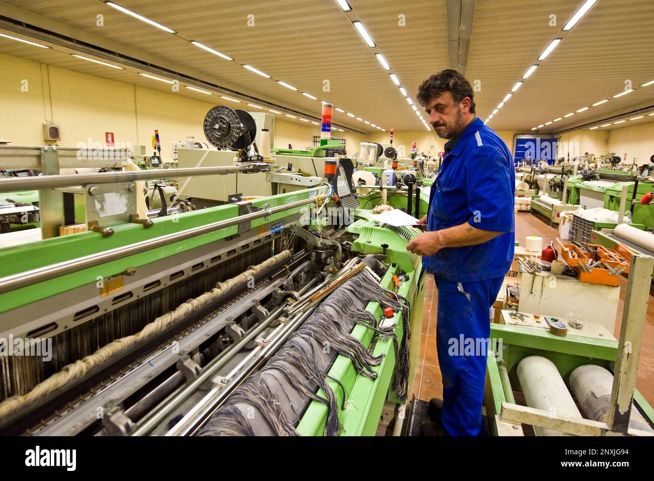 Italy, textile industry Stock Photo - Alamy