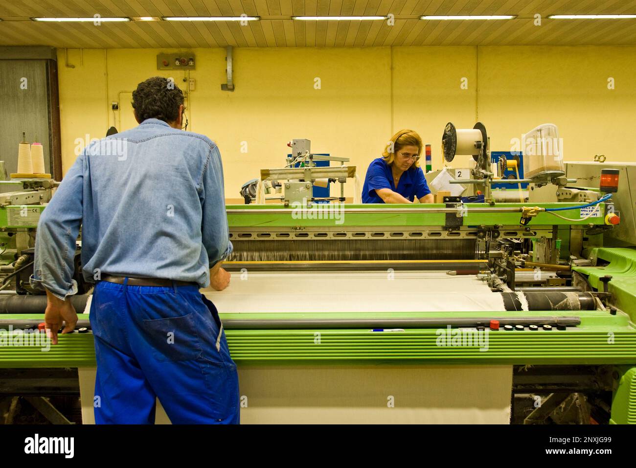 Italy, textile industry Stock Photo - Alamy