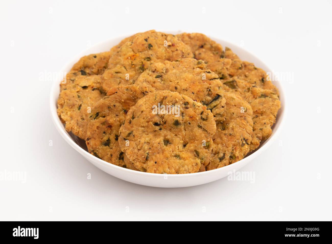 Namkeen Kasuri Methi Masala Mathri Also Called Namkin Fenugreek Matthi ...