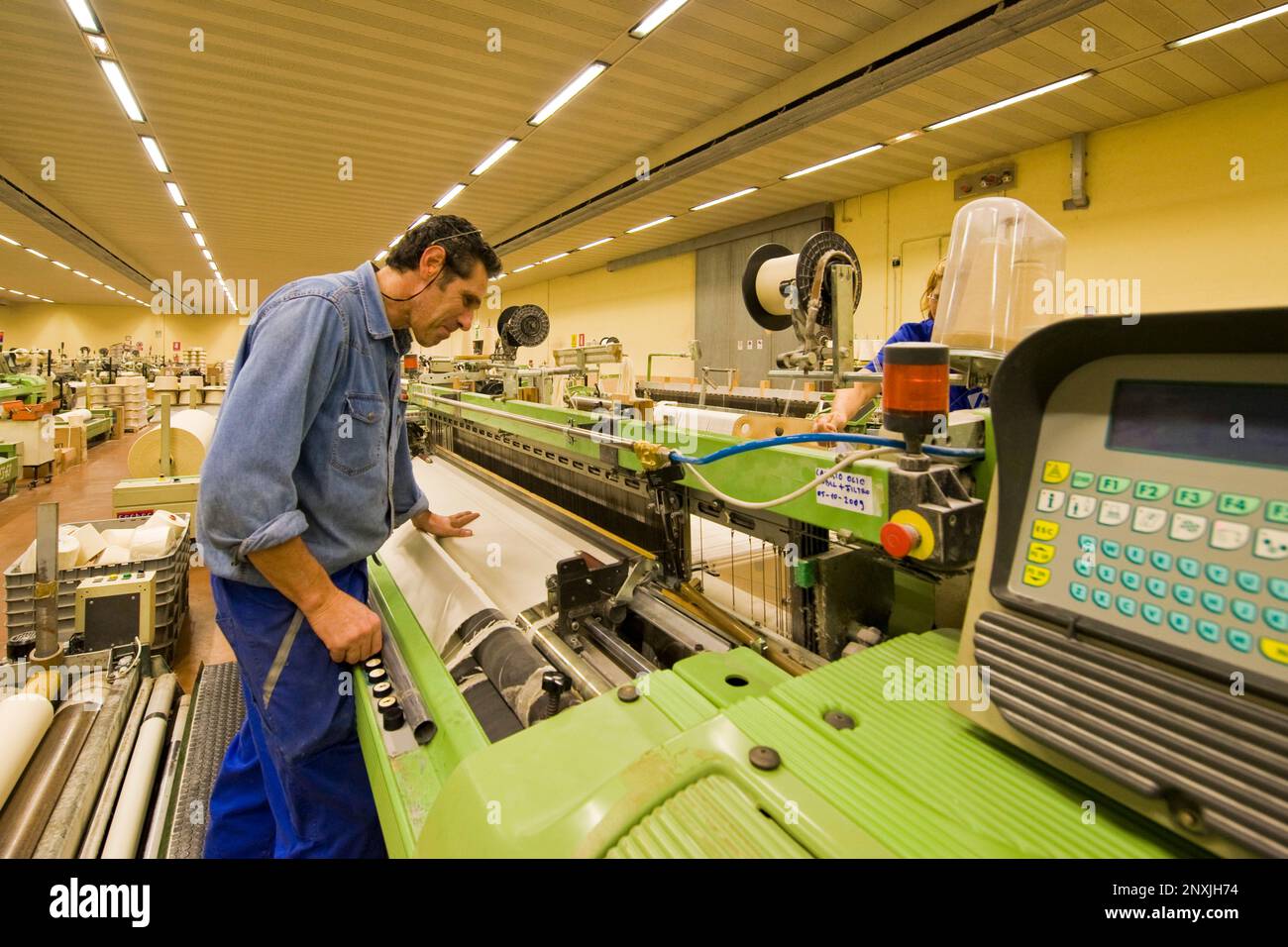 Italy, textile industry Stock Photo - Alamy