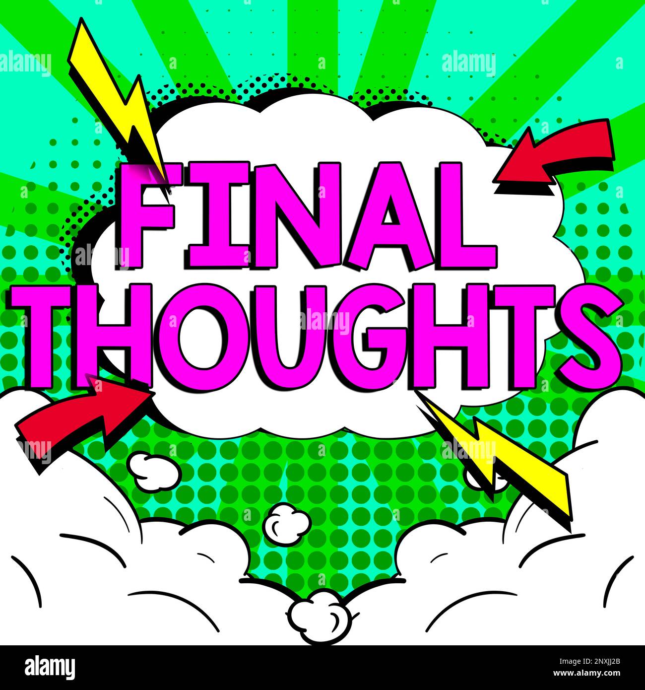 Writing displaying text Final Thoughts. Word Written on Conclusion Last ...