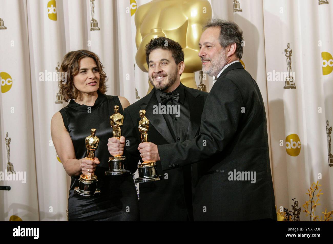 (L-R) Sound mixers Lora Hirschberg, Gary A. Rizzo, and Ed Novick ...