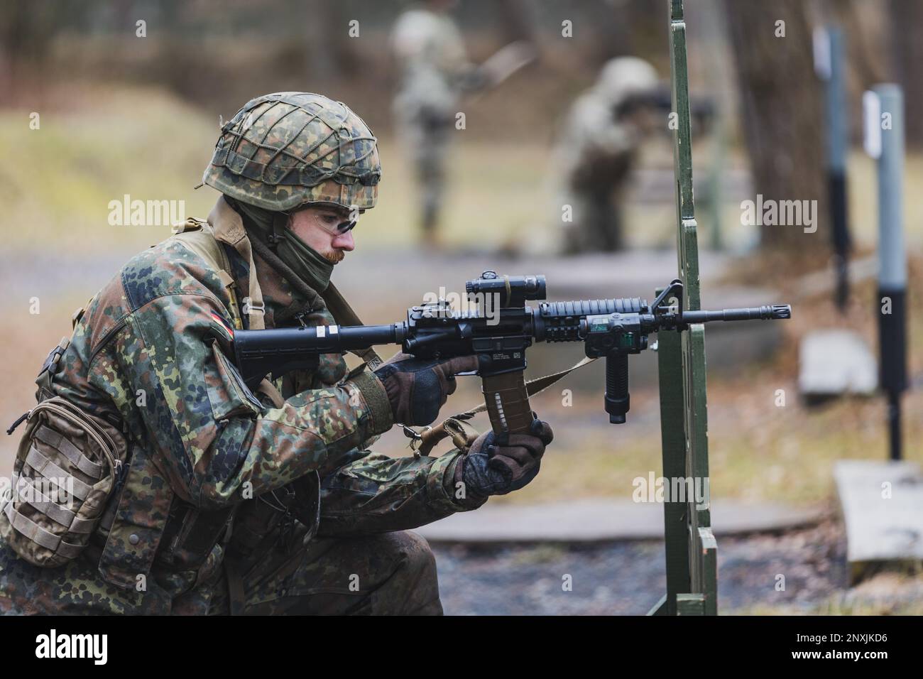 German soldiers assigned to Unteroffizierschule des Heeres, Lehrgruppe ...
