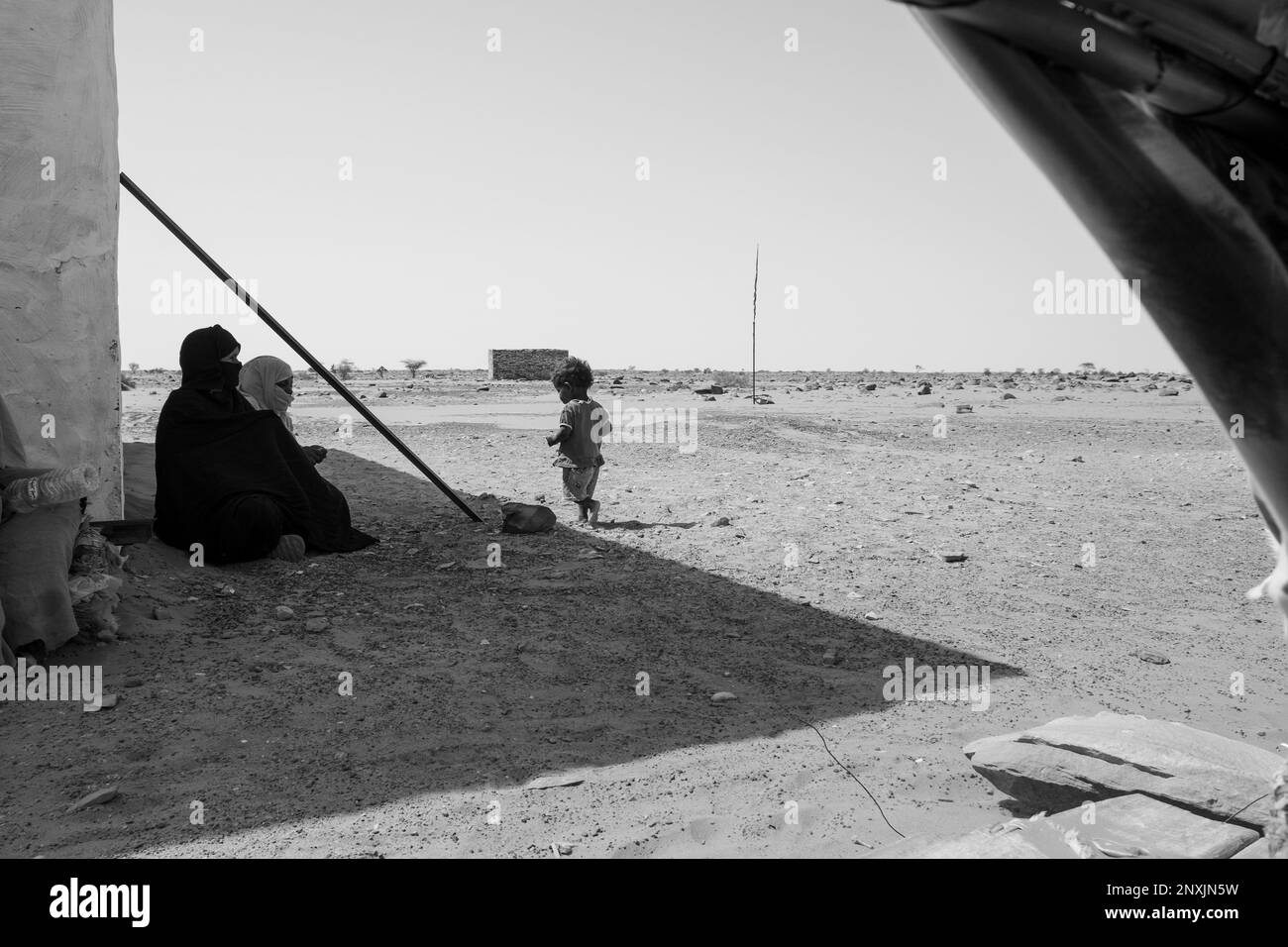 Mauritania, surroundings of Chinguetti, desert nomads Stock Photo - Alamy