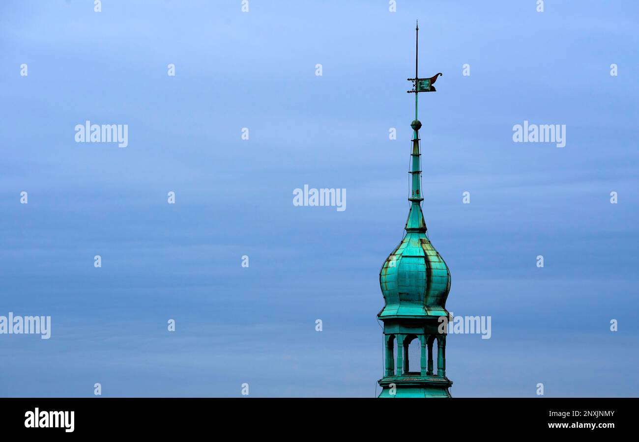 Gothic spire on the sky background Stock Photo - Alamy
