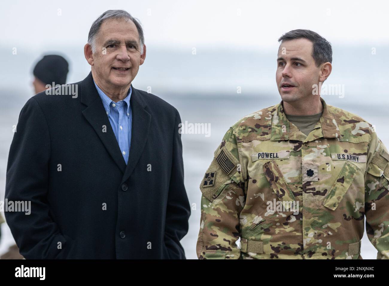 U.S. Senator John Boozman, left, and U.S. Army Lt. Col. David Powell ...