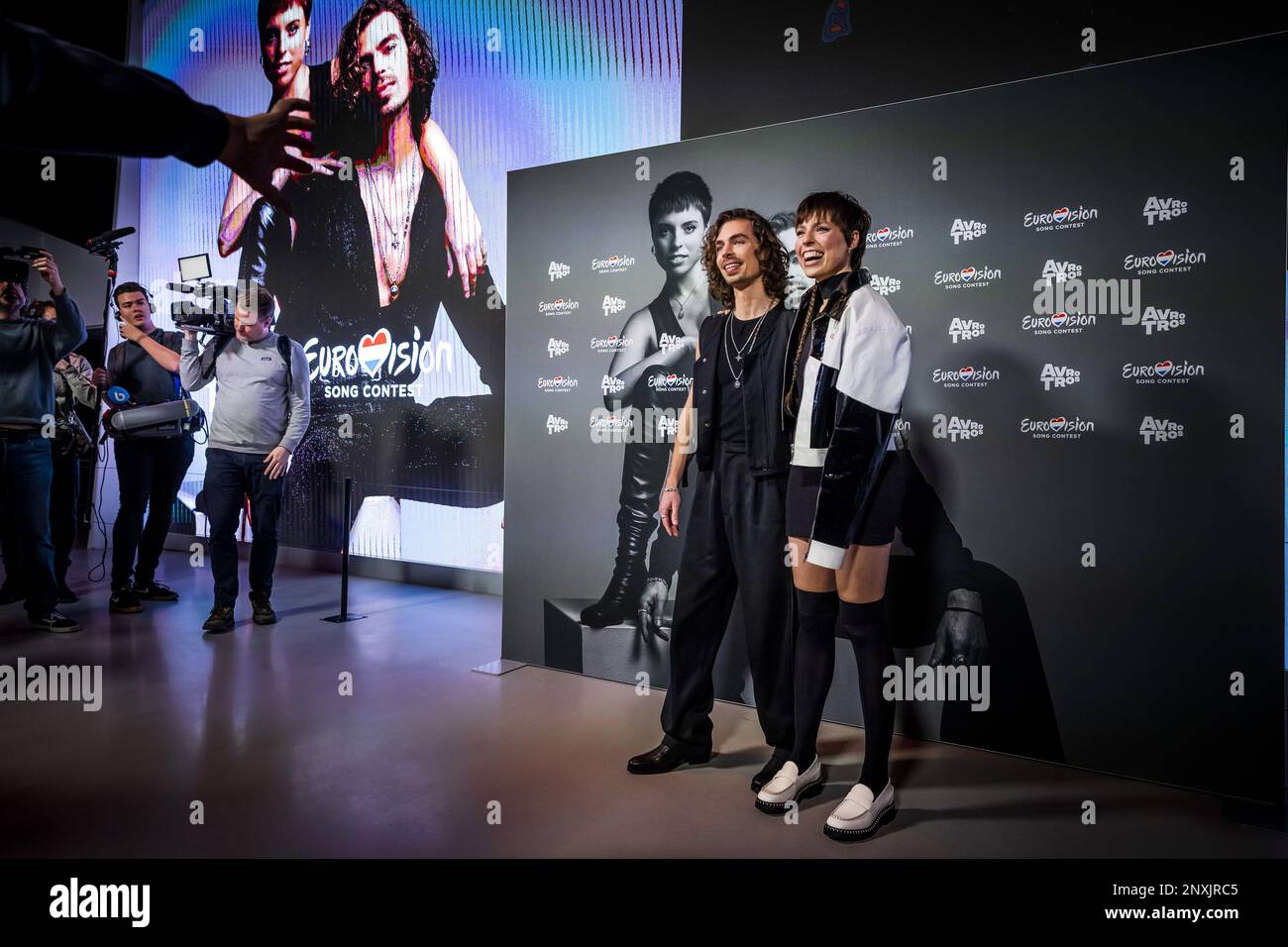 Avrotros eurovision duo hi-res stock photography and images - Alamy