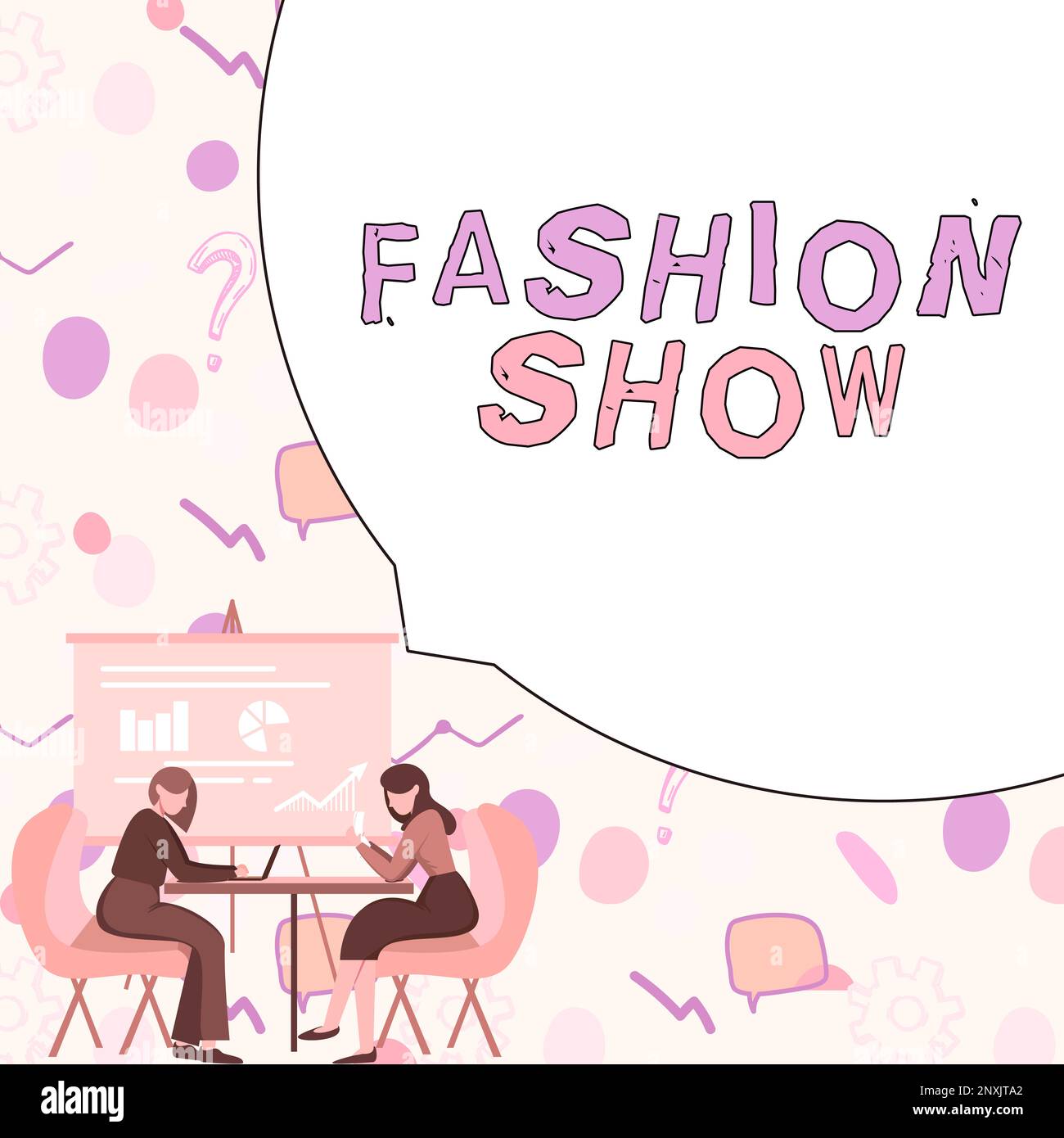 Hand writing sign Fashion Show. Word for exibition that involves styles ...