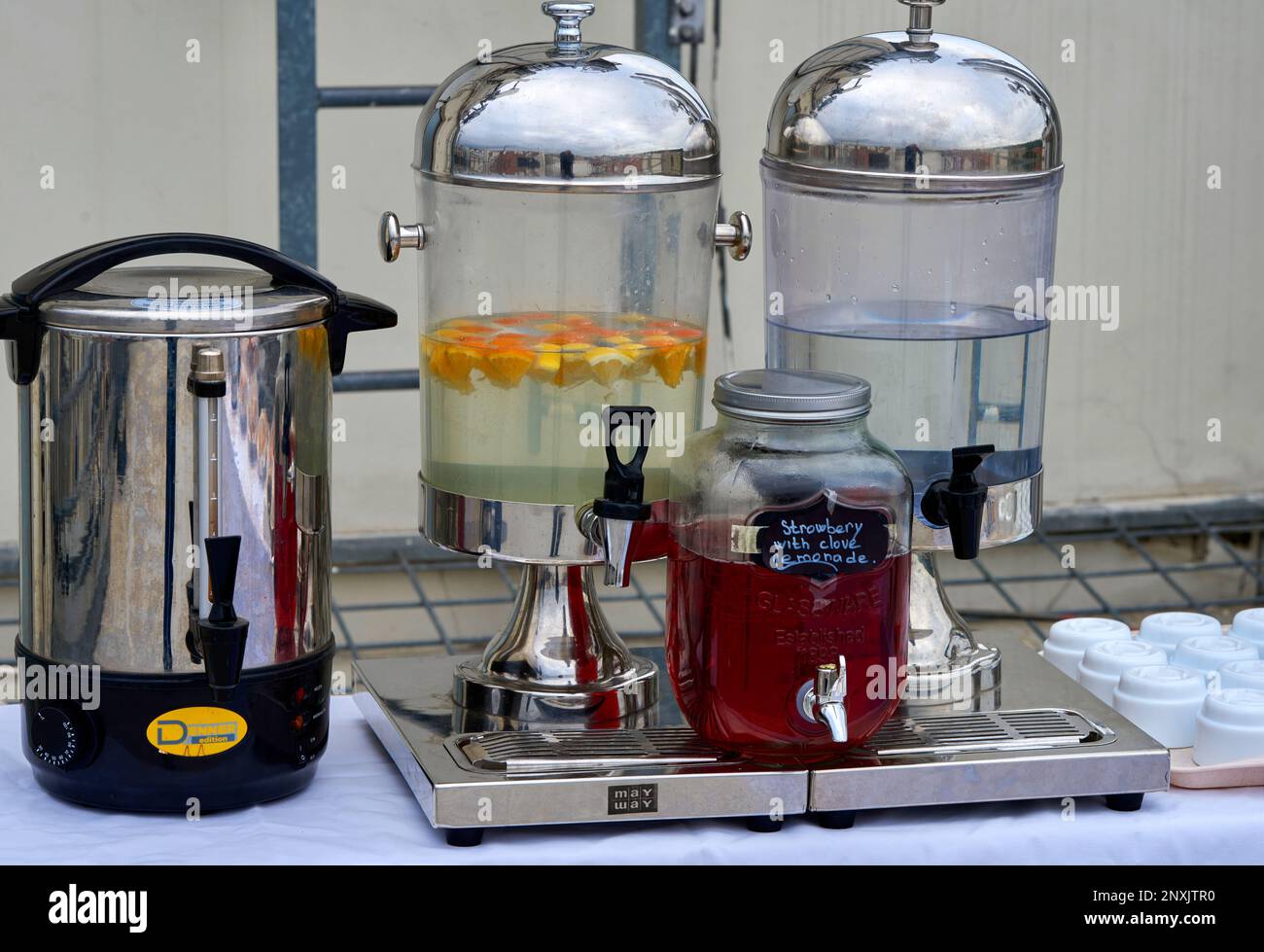 Various drinks in the hotel Stock Photo - Alamy