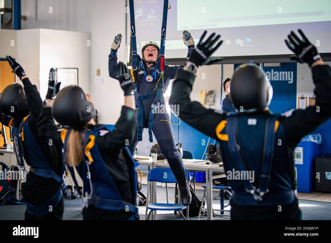 U.S. AIR FORCE ACADEMY, Colo. -- The SpaceX Polaris Dawn crew conduct ...