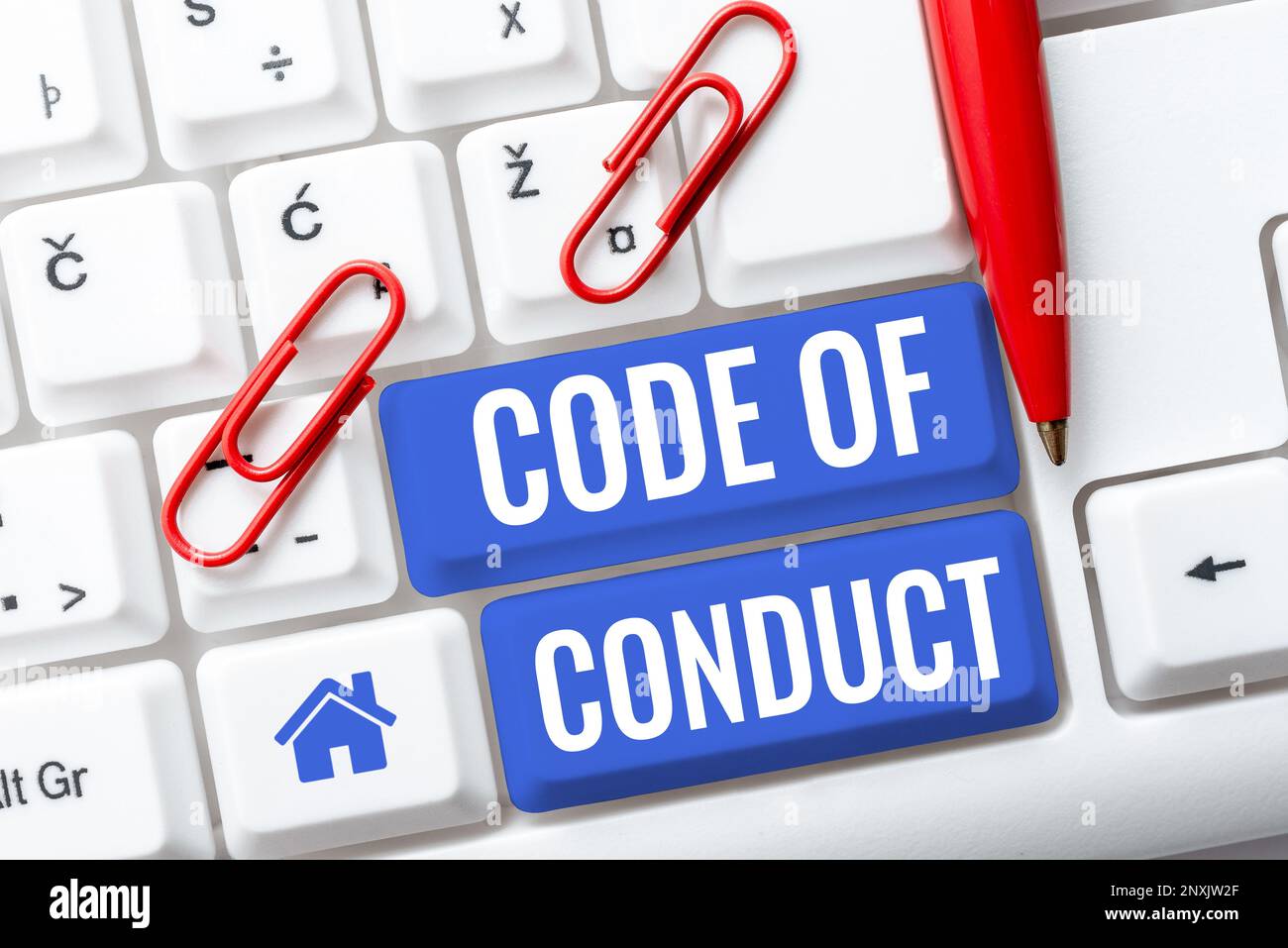 Conceptual Display Code Of Conduct Word Written On Ethics Rules Moral Codes Ethical Principles