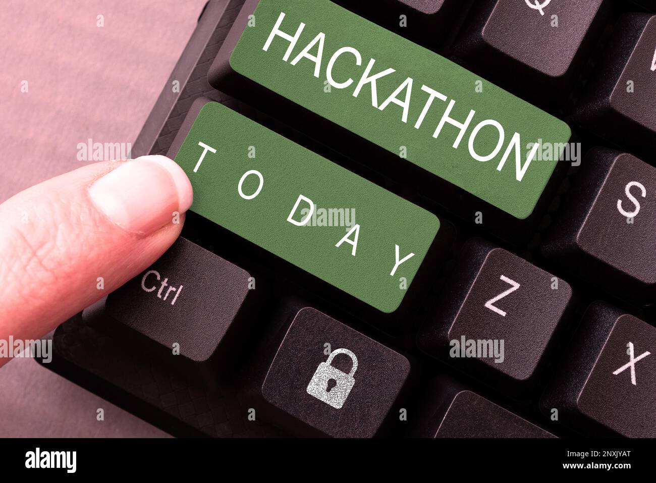 Text showing inspiration Hackathon. Business overview event where large ... Text showing inspiration Hackathon. Business overview event where large ...