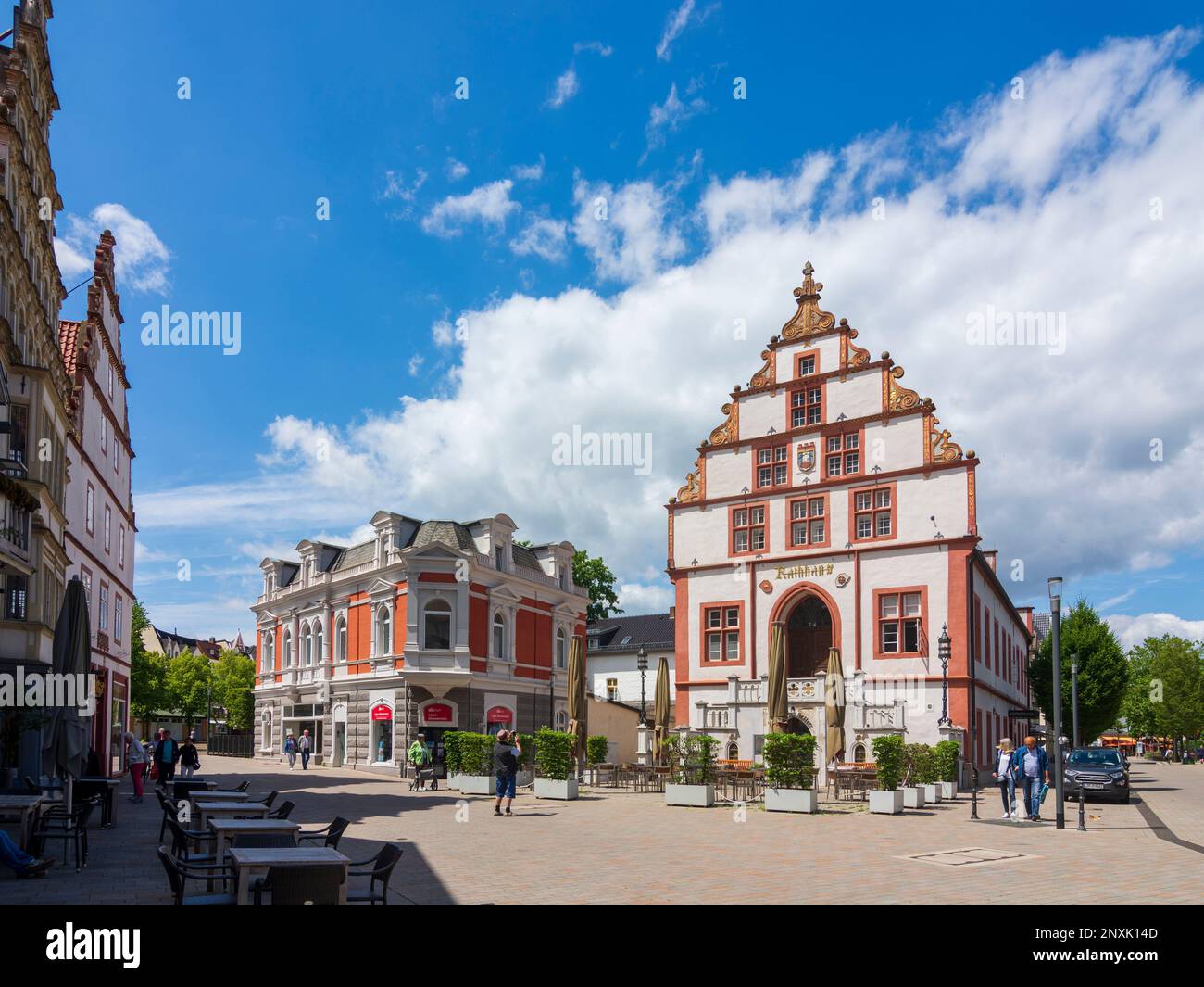 Bad Salzuflen: Town Hall in Teutoburger Wald, Nordrhein-Westfalen ...