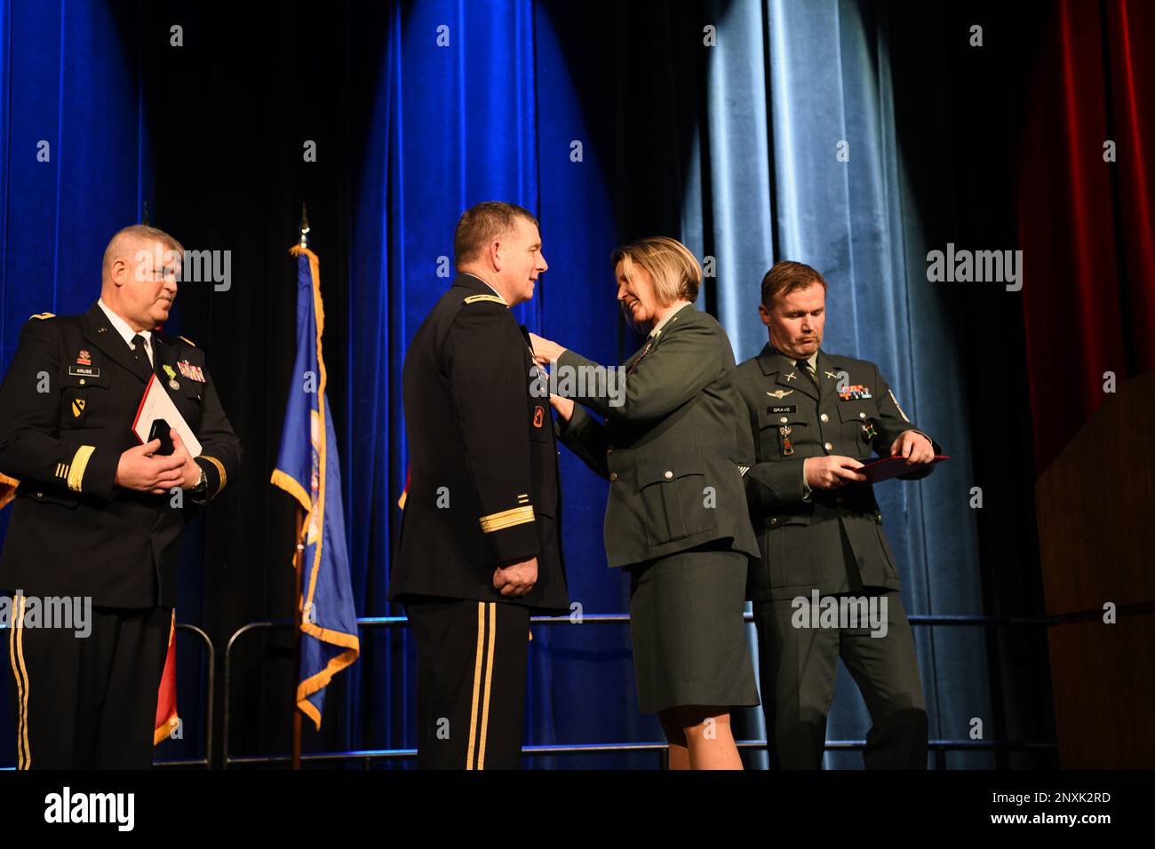 Chief of the Norwegian Home Guard, Maj. Gen. Elizabeth Michelsen ...