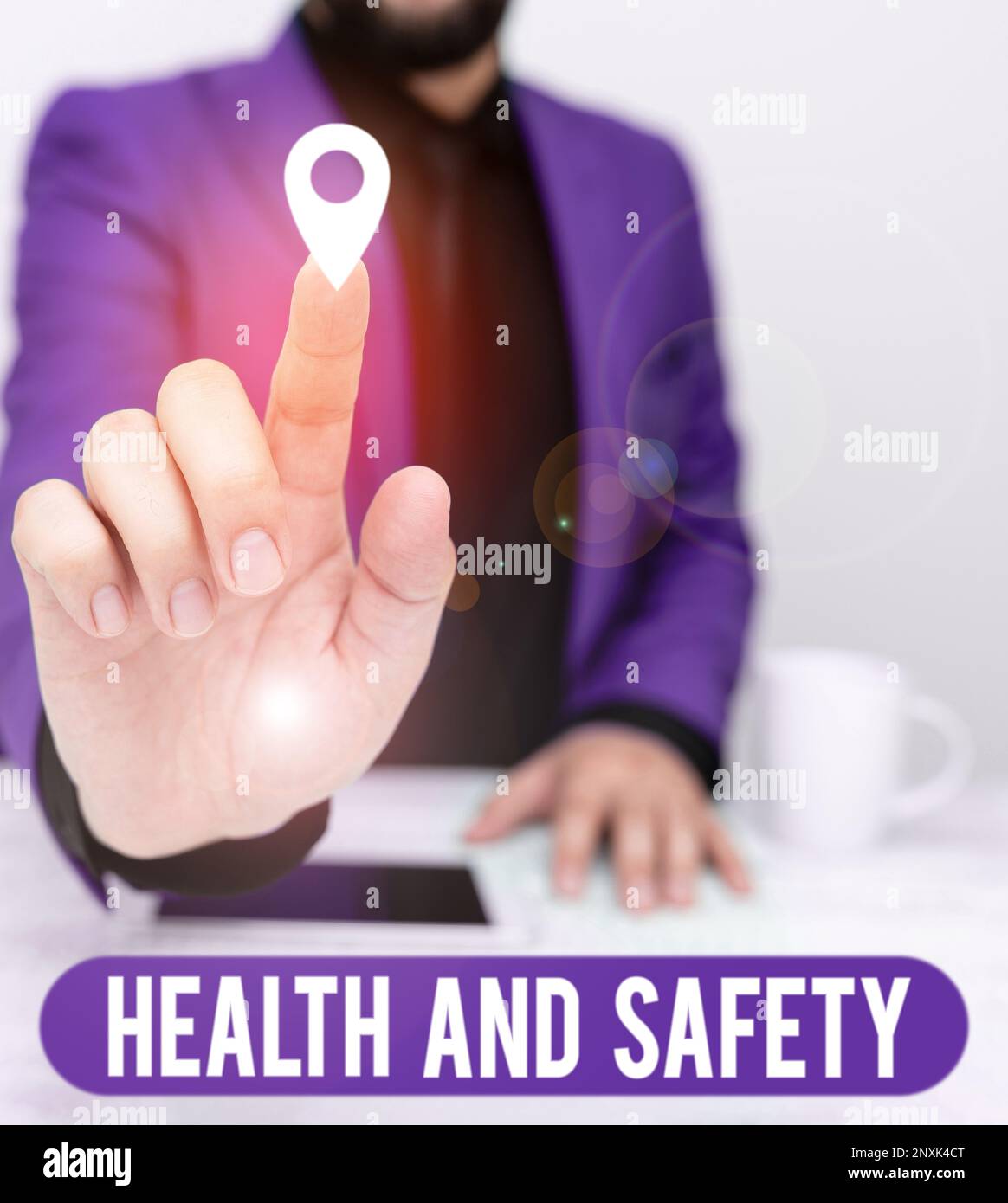 Handwriting text Health And Safety. Internet Concept Taking the ...