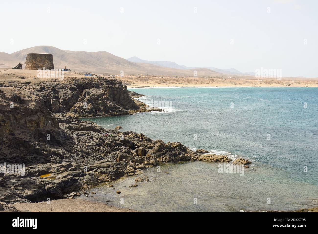 El Tostón Castle in El Cotillo, Fuerteventura Stock Photo - Alamy