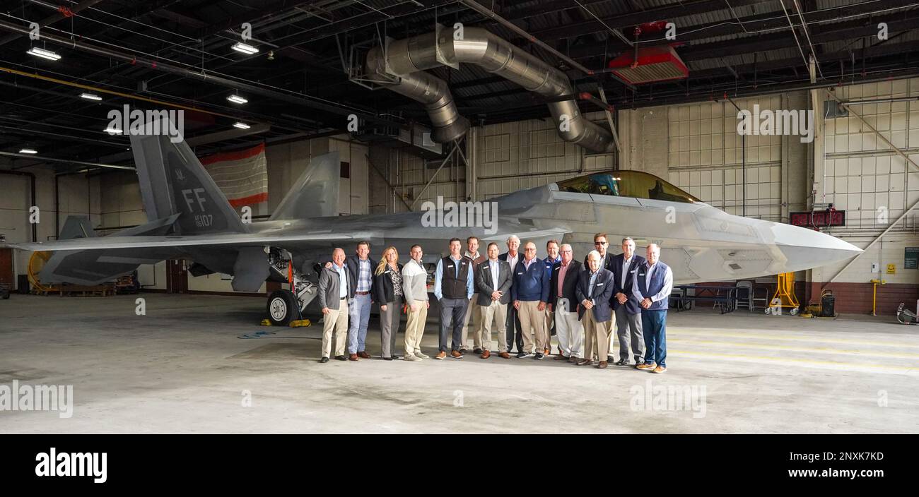 The Air Combat Command (ACC) Commander’s Group (CG) stands in front of ...