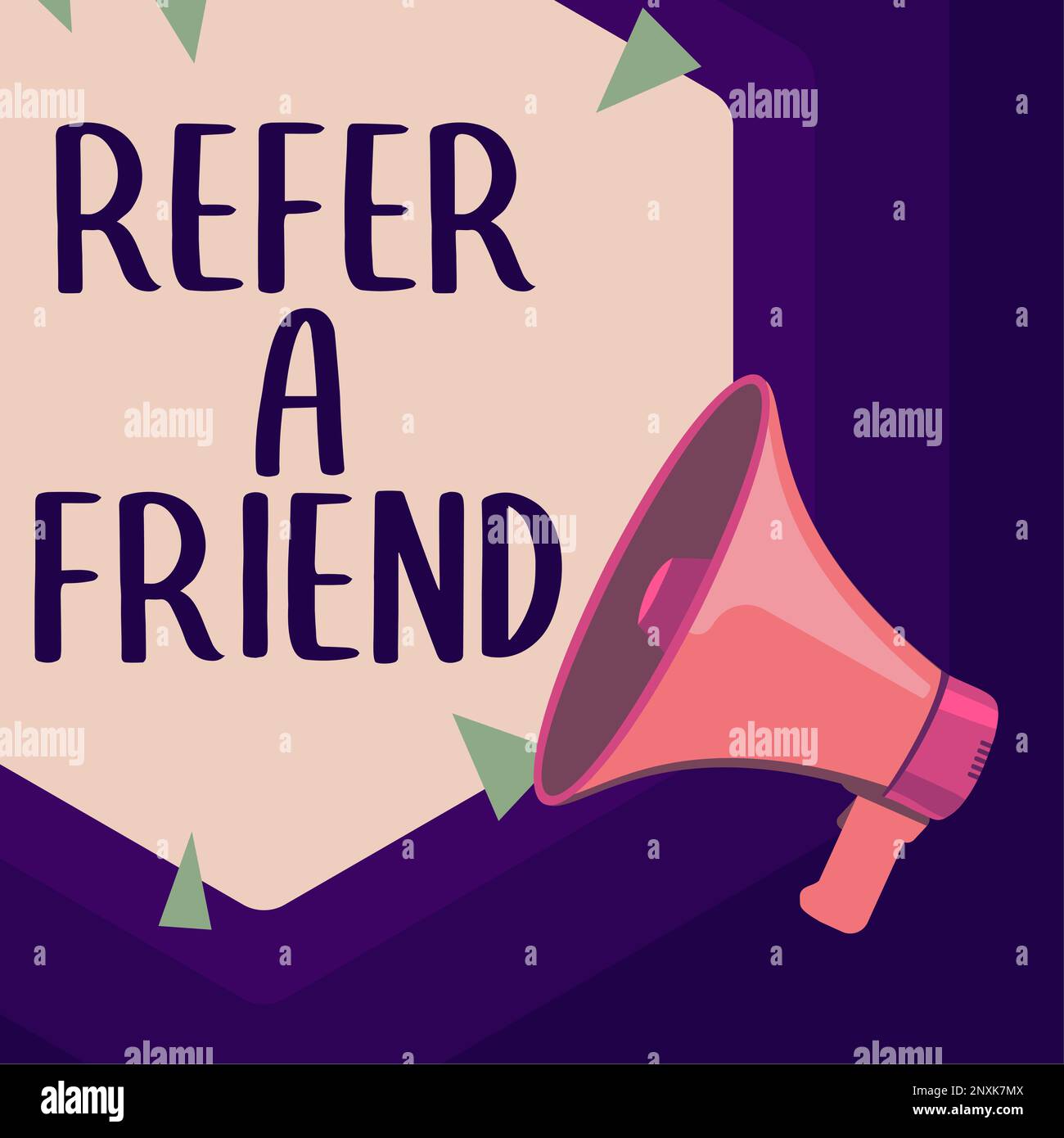 Hand writing sign Refer A Friend. Business concept Recommendation ...