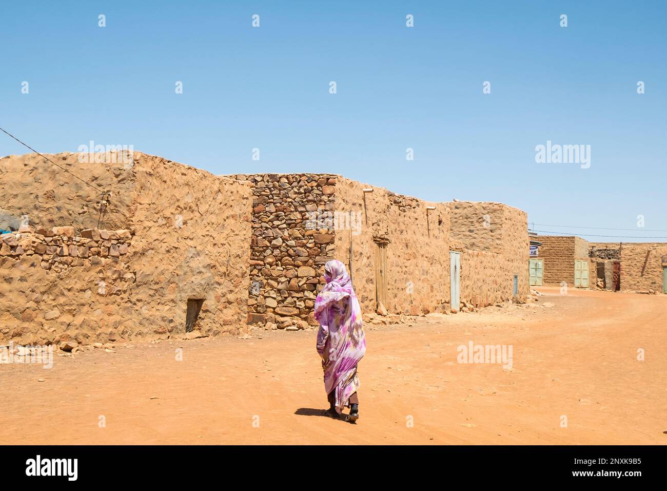 Mauritania, Ouadane, World Heritage village Stock Photo - Alamy