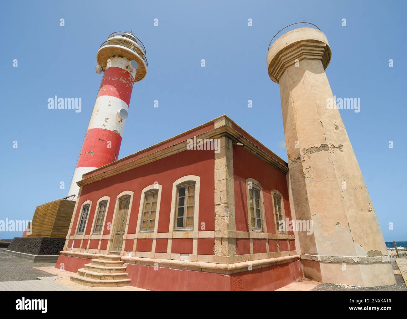 El Tostón Lighthouse in El Cotillo, Fuerteventura Stock Photo - Alamy