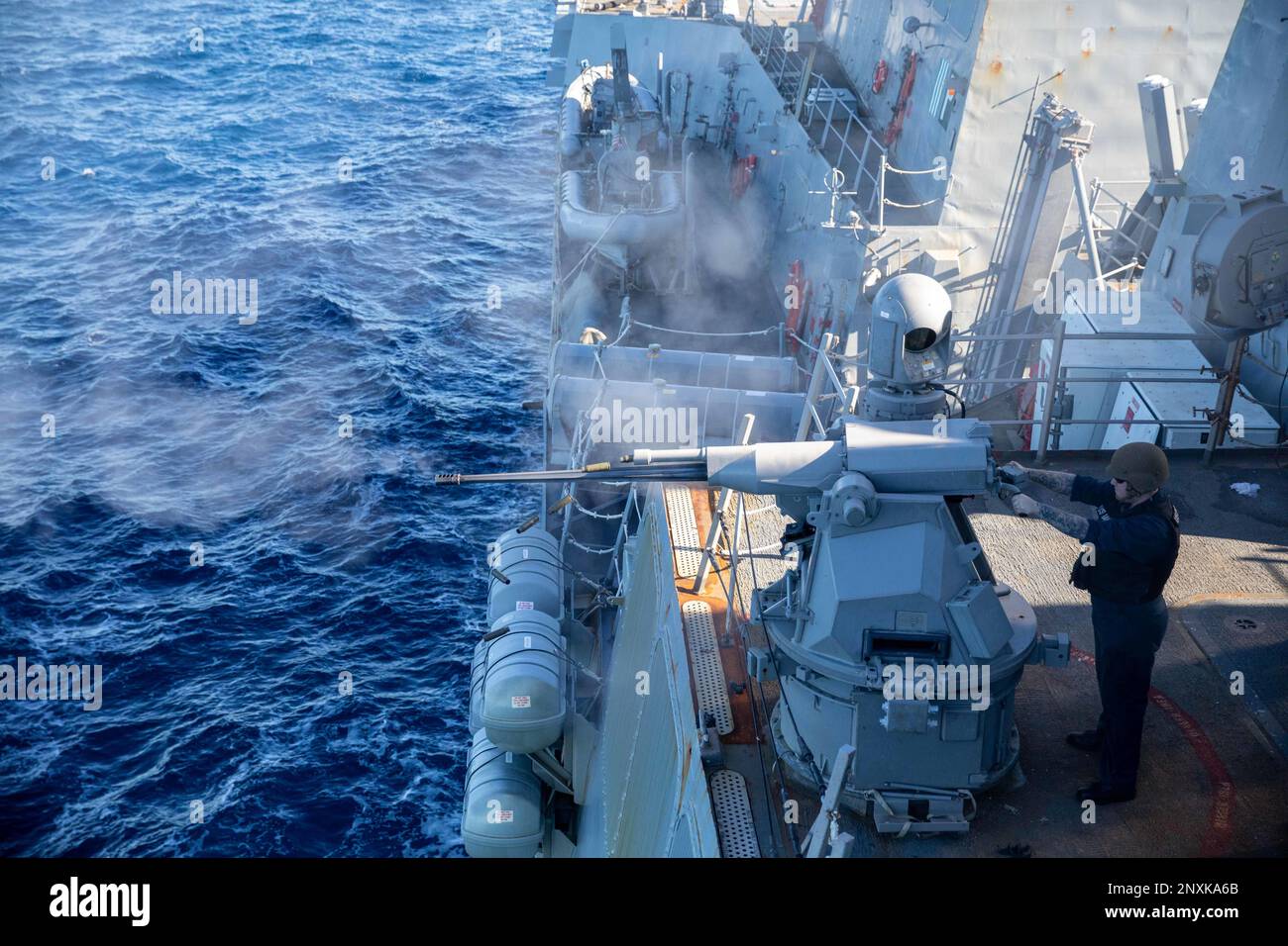 230103-N-IJ902-1215 ATLANTIC OCEAN (Jan. 3, 2023) Gunner’s Mate 3rd ...