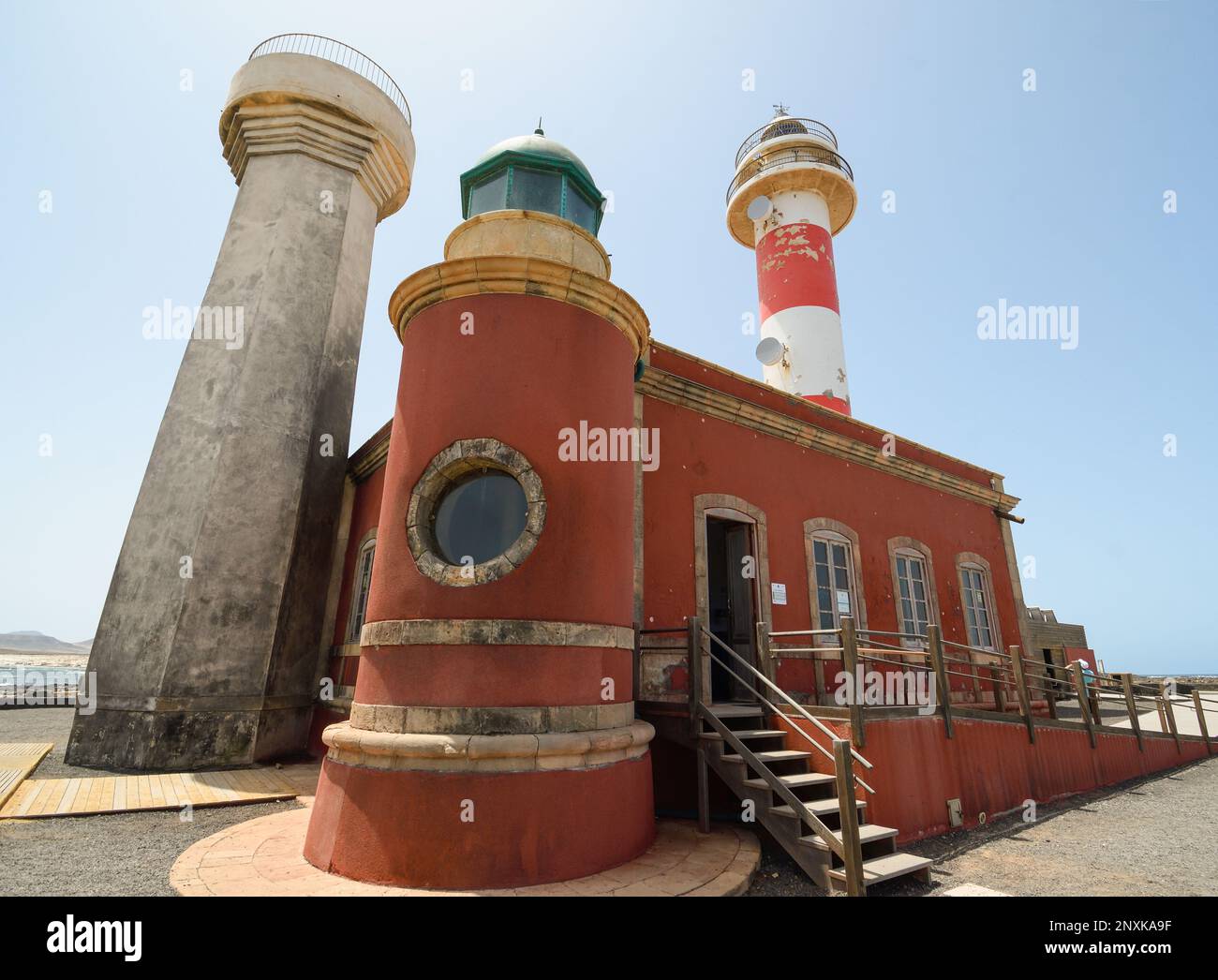 El Tostón Lighthouse in El Cotillo, Fuerteventura Stock Photo - Alamy