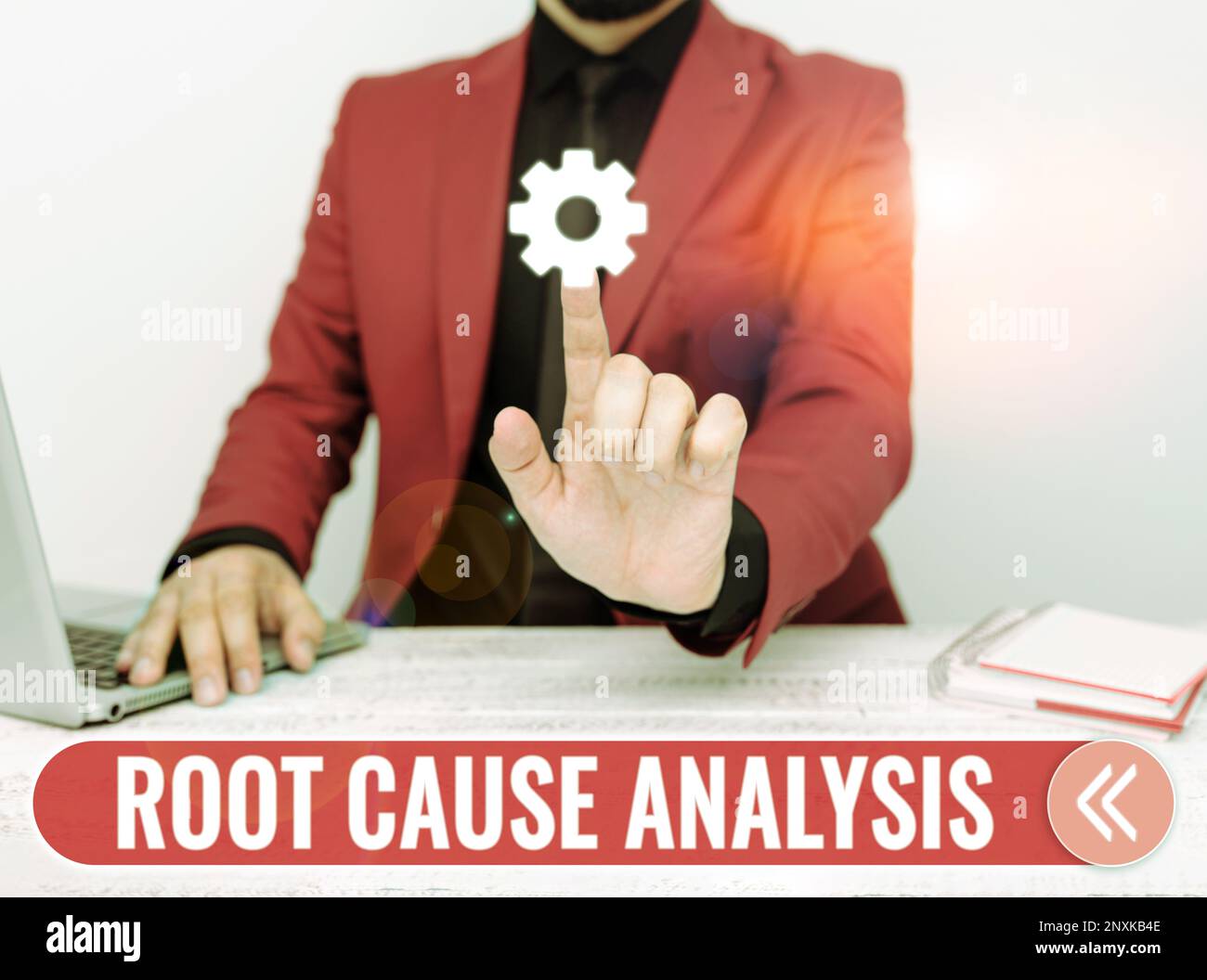 Handwriting text Root Cause Analysis. Concept meaning Method of Problem Solving Identify Fault ...