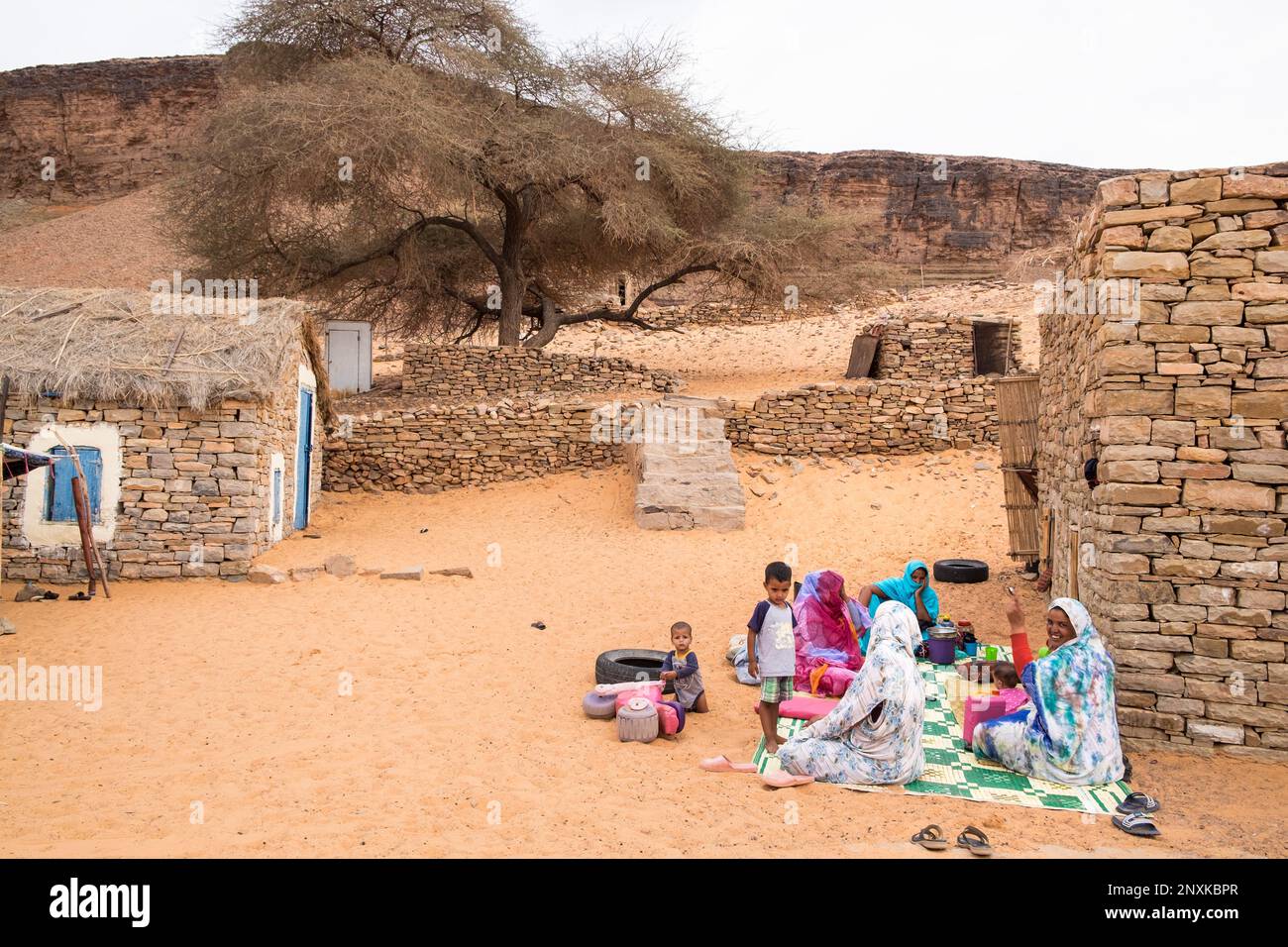 Mauritania, oasis of Tergit, oasis of Terjit Stock Photo - Alamy