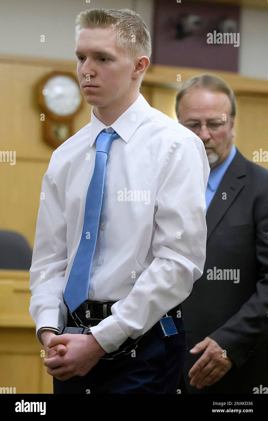 Jayzon Decker is led out of the courtroom after his sentencing hearing ...