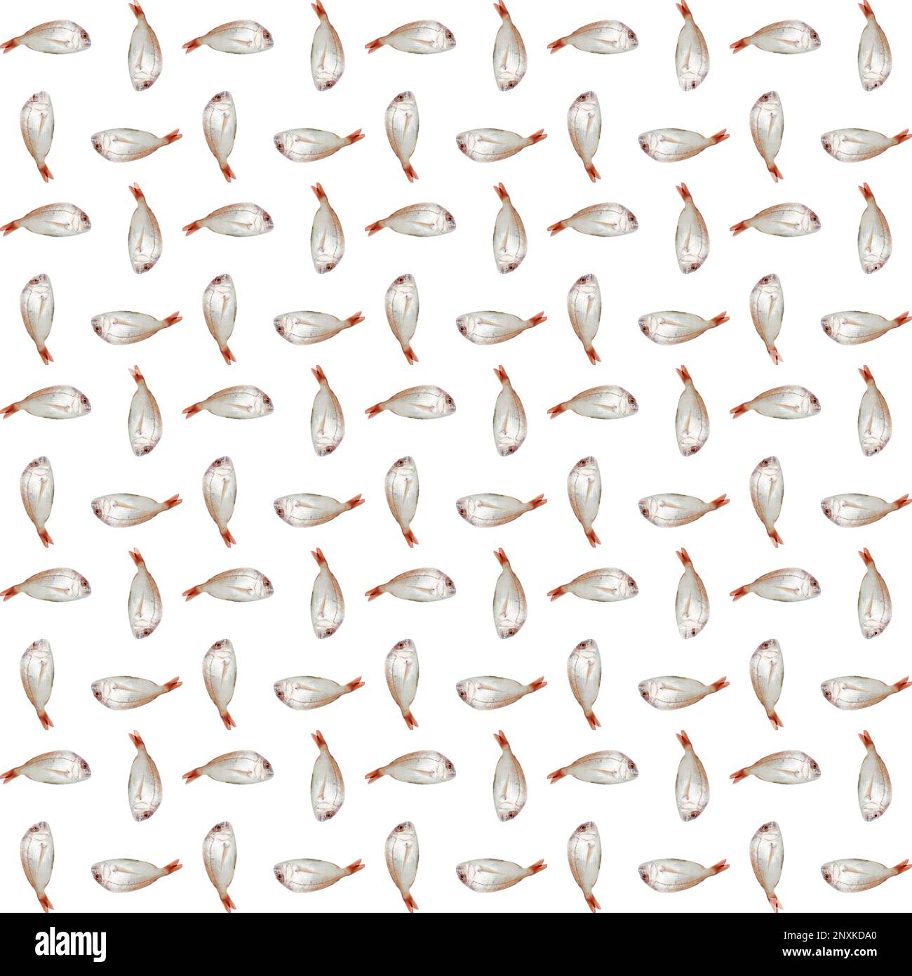 Repeating pattern fish Cut Out Stock Images & Pictures - Alamy