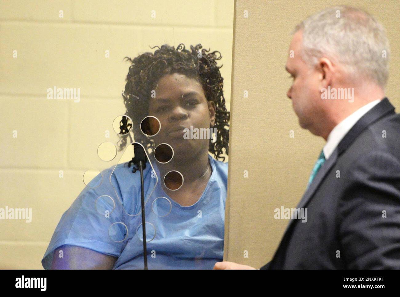 Latarsha Sander, 43, is arraigned in Brockton, Mass., District Court on ...