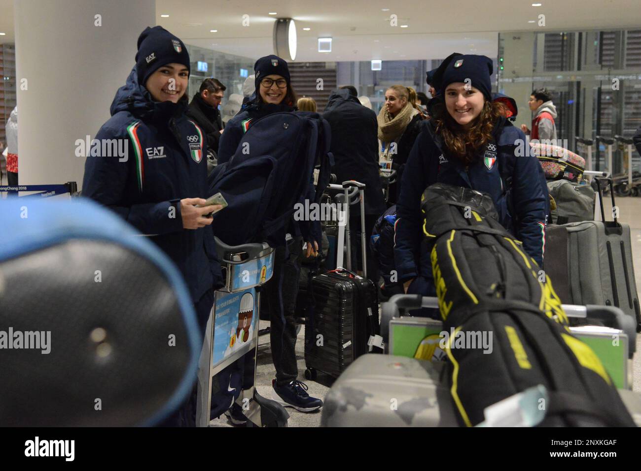 February 6, 2018 - Seoul, Republic of Korea - Members of the Italian ...