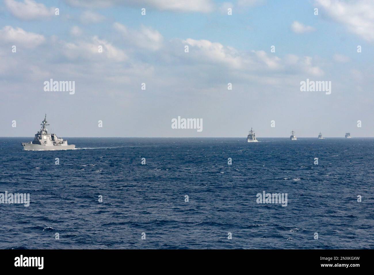 230120-N-BN445-1344 PHILIPPINE SEA (Jan. 20, 2023) From left to right ...