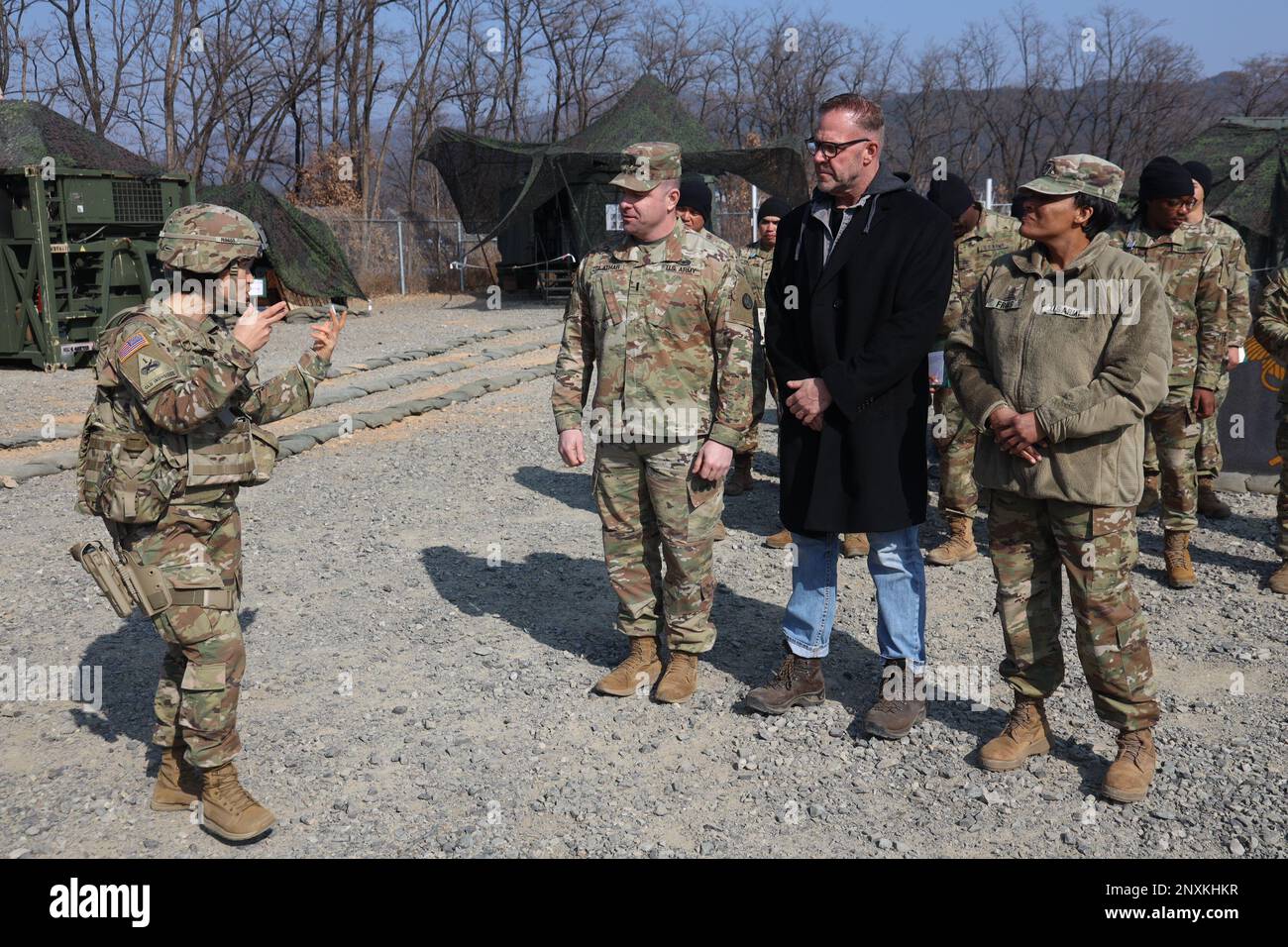 Soldiers assigned to 541st Field Feeding Company, 498th Combat ...